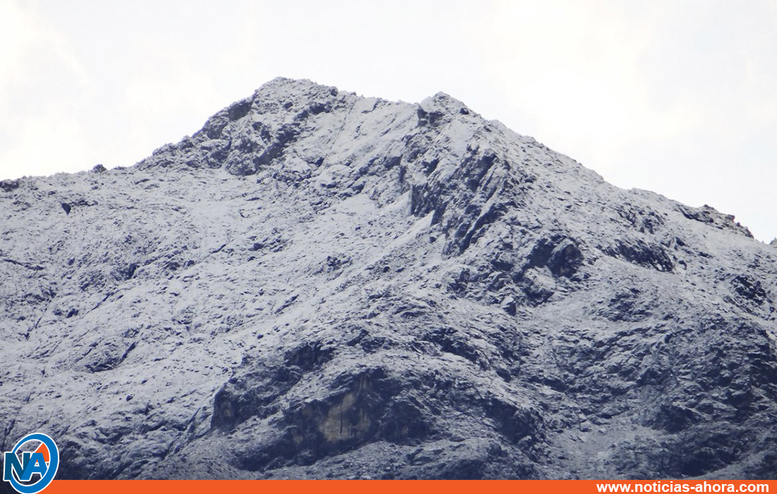 ¡Espectacular! Así amanecieron las montañas de Mérida este lunes