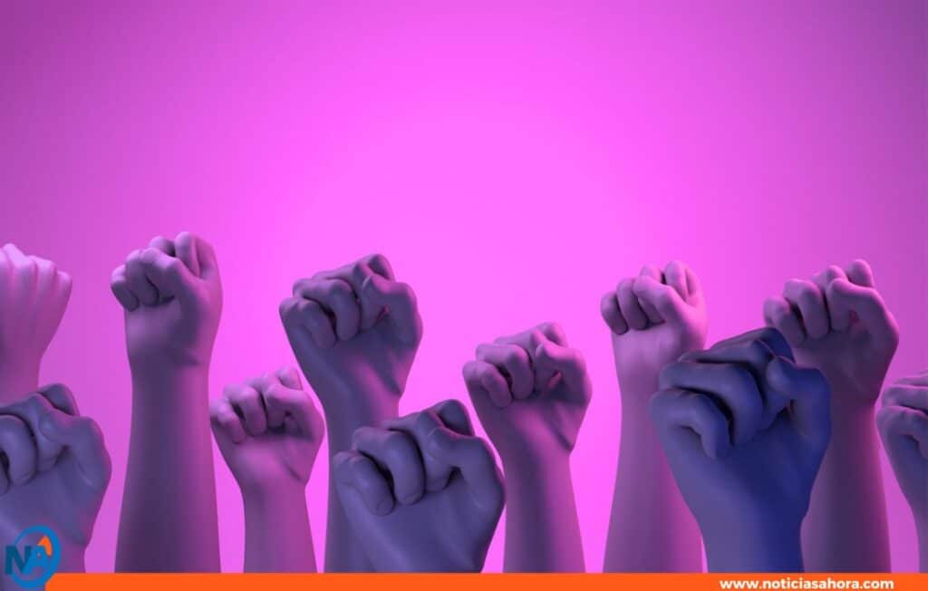 Color morado: El emblema del movimiento feminista