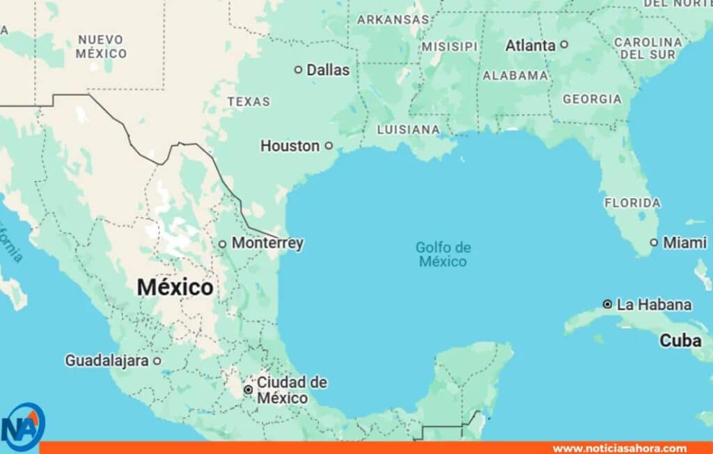 Google cambiará el nombre del Golfo de México a "Golfo de Ámerica"